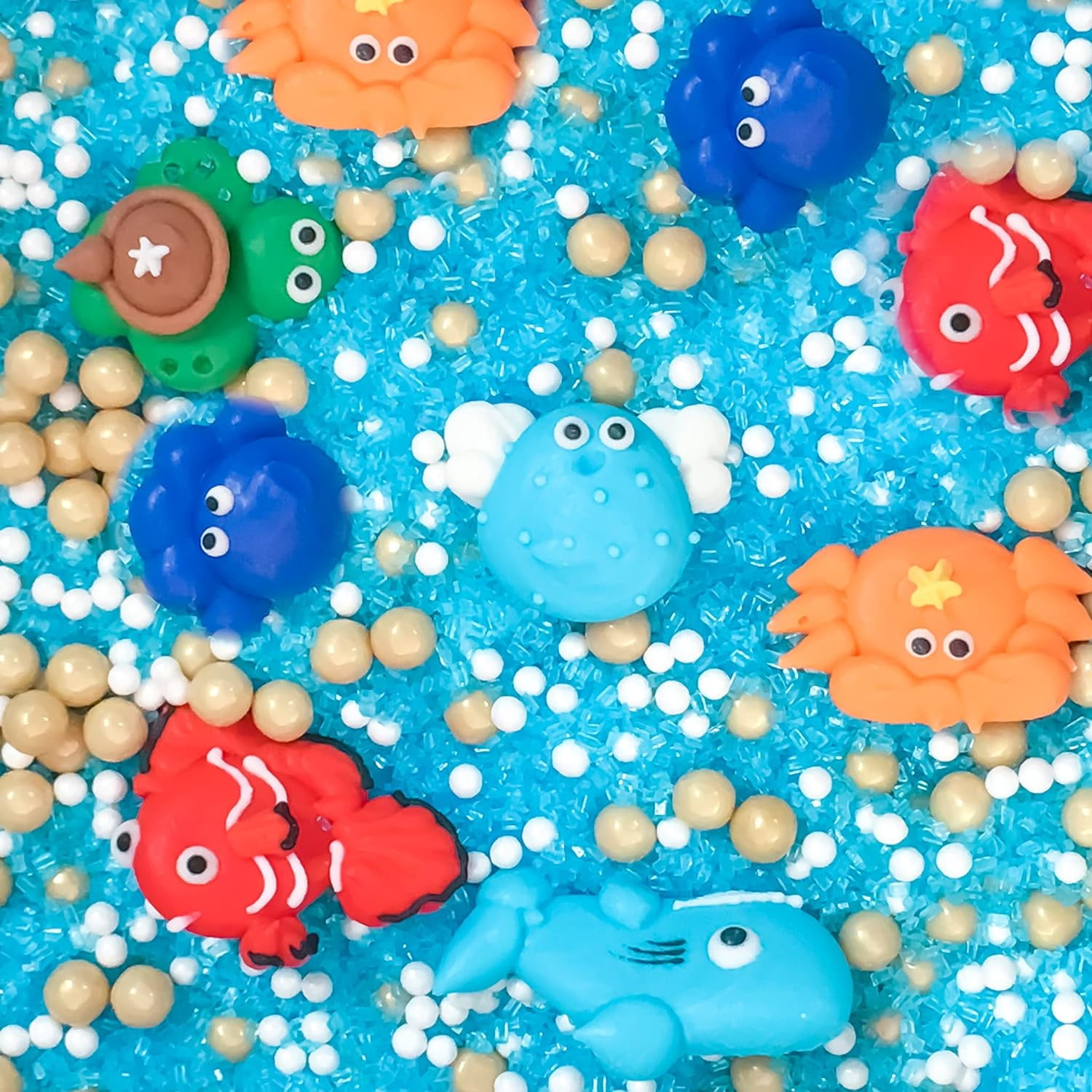 Sprinkle Deco® Fish Ocean Water Edible Decoration Confetti Sprinkles ...
