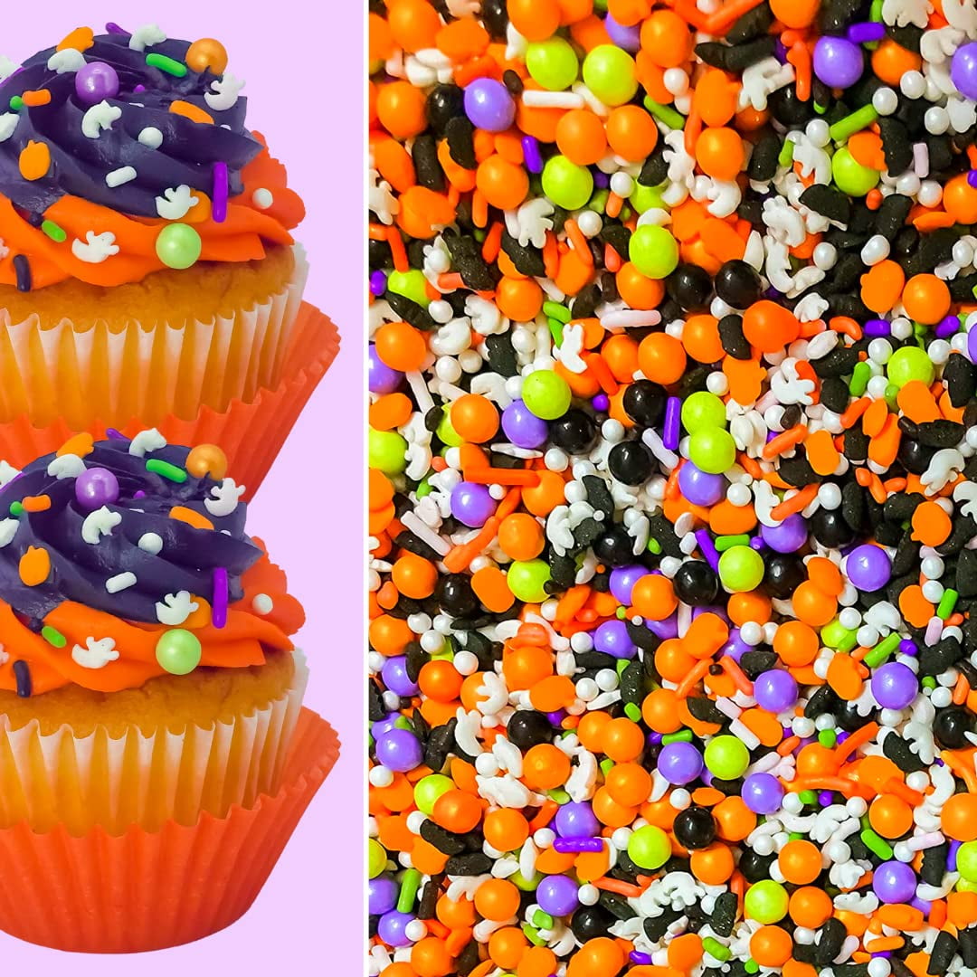 Sprinkle Deco® Halloween Ghost Bling Edible Decoration Confetti ...
