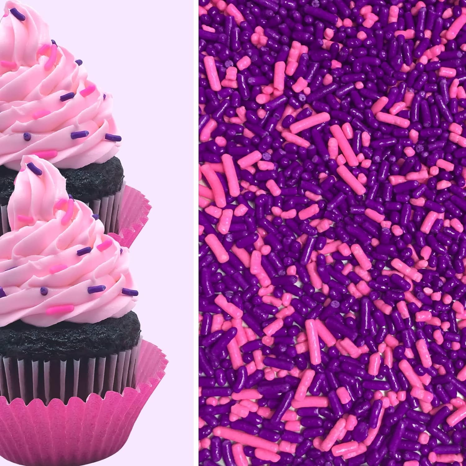 Sprinkle Deco® Pink and Purple Princess Cake Pop Cookie Cupcake Cakes ...