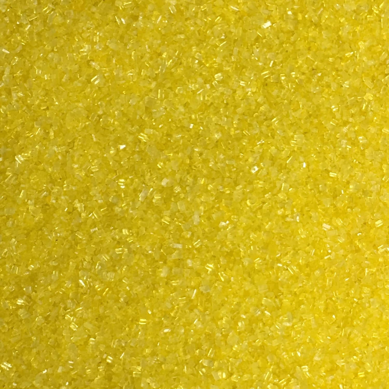 Sprinkle Deco Yellow Coarse Texture Shinny Glitter Sugar Crystals 6oz ...