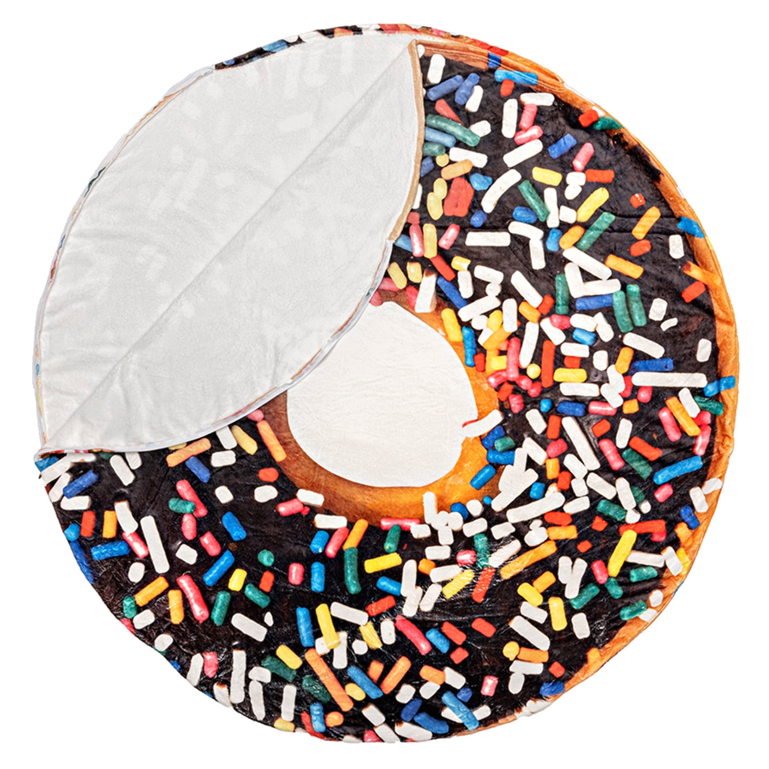Sprinkle Donut Round Sleeping Bag Blanket 60" Diameter - Cozy Warm ...
