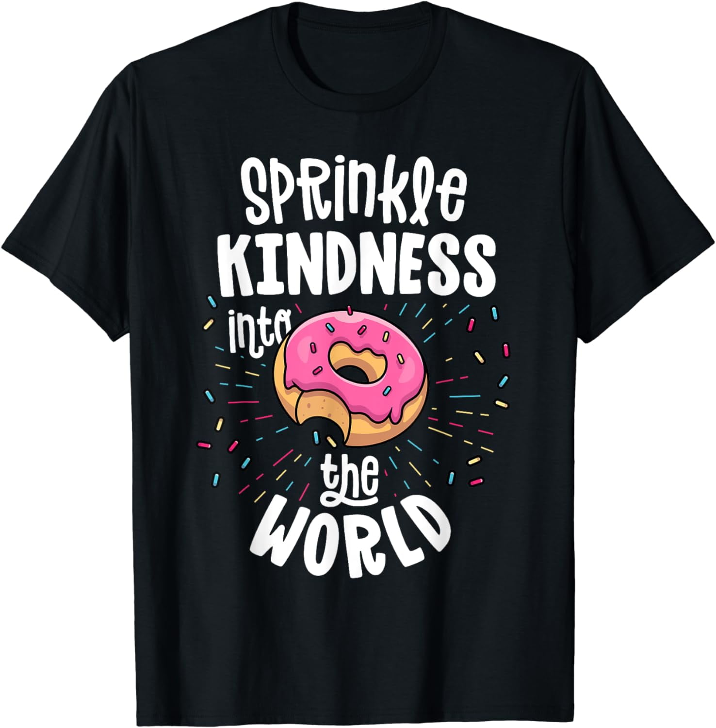 Sprinkle Kindness Like Confetti Shirt Donut Anti Bullying T-Shirt ...
