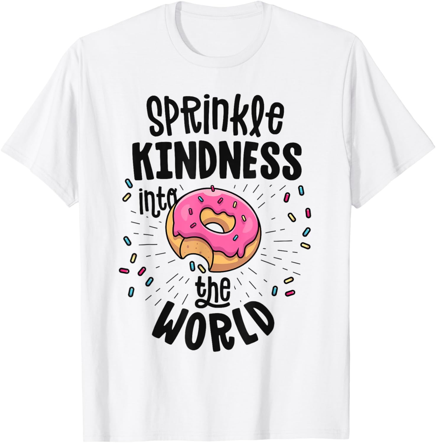 Sprinkle Kindness Like Confetti Shirt Donut Anti Bullying T-Shirt ...