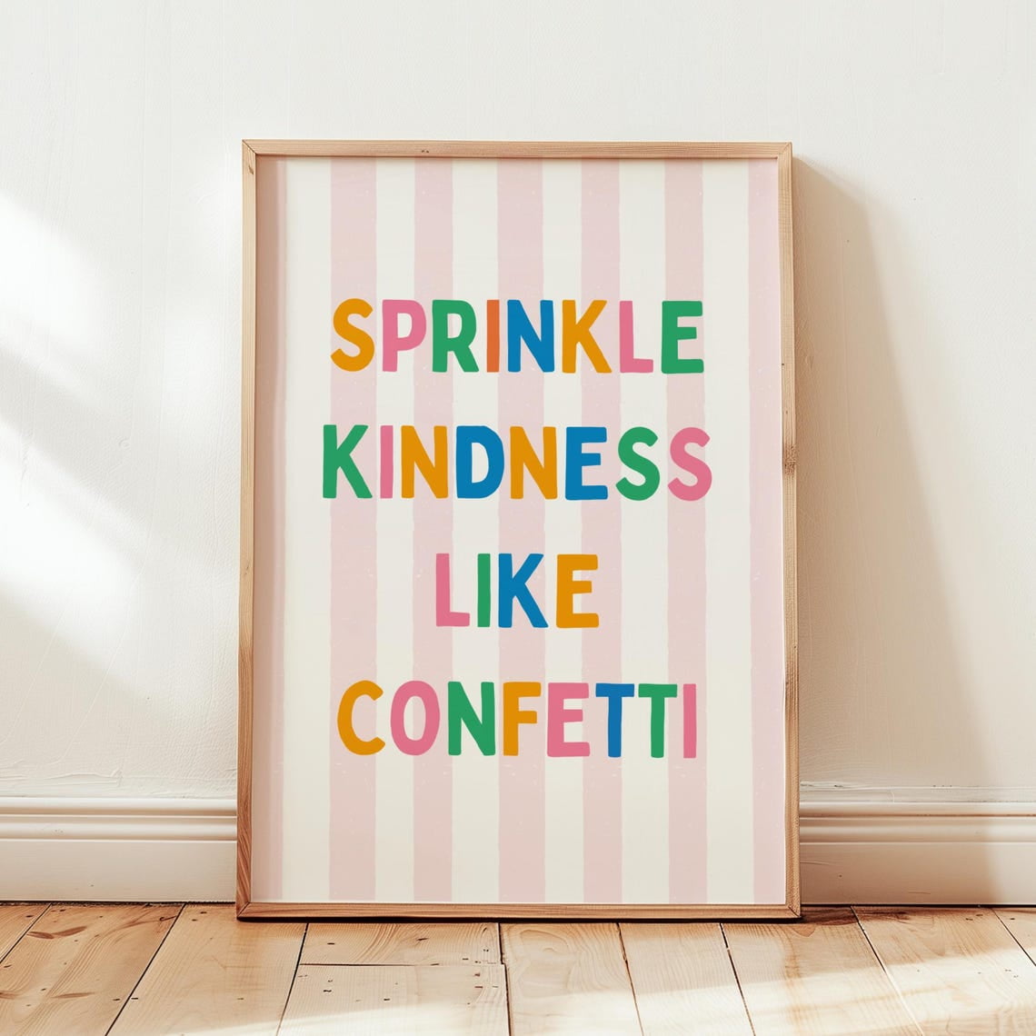 Sprinkle Kindness Motivational Print Poster Classroom, Homeschool Decor ...