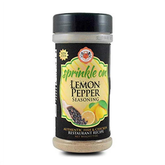 Sprinkle On Lemon Pepper Seasoning, 9-Ounces, Citrus and Spice Blend ...