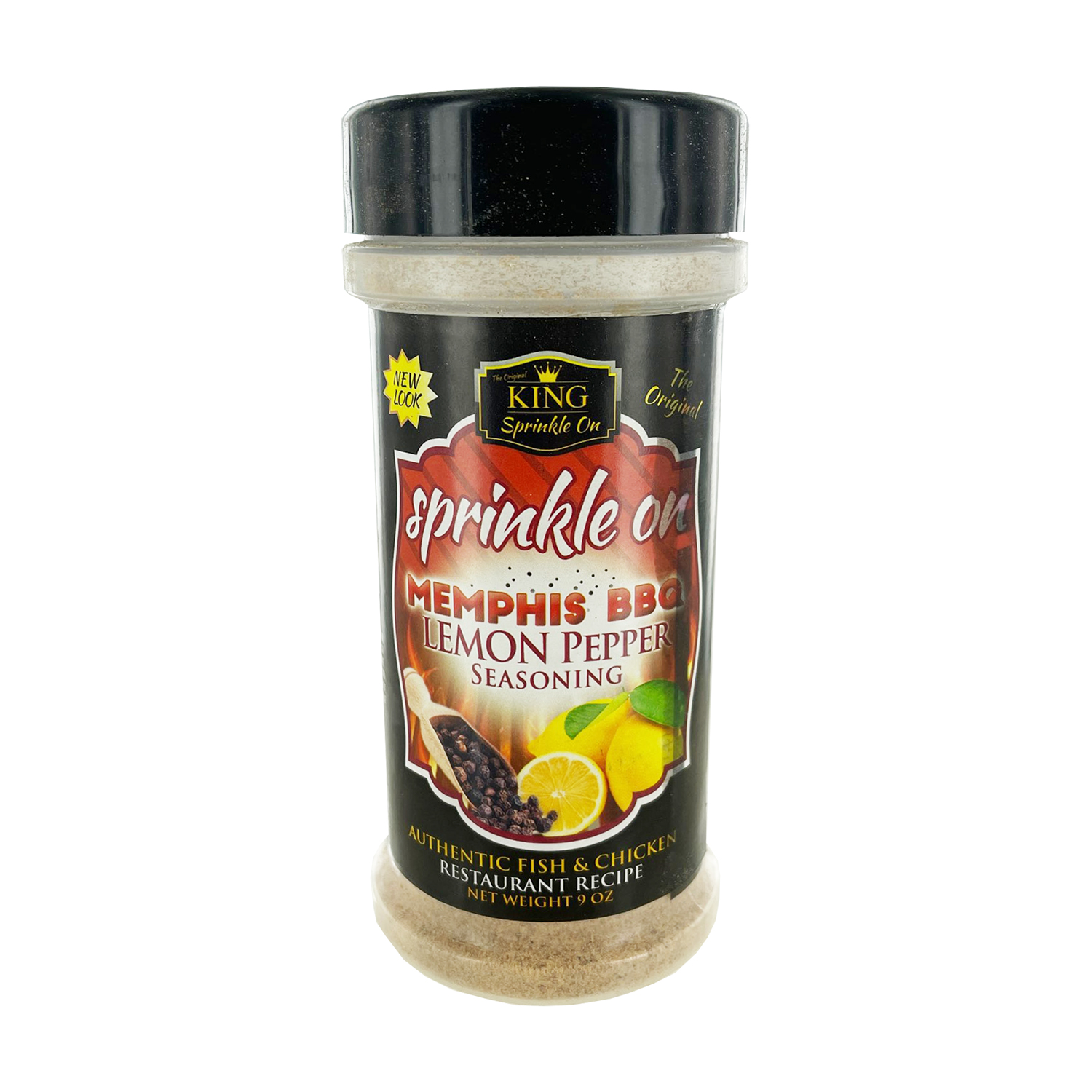 Sprinkle On Memphis BBQ Lemon Pepper Seasoning, 9-Ounce Bottle ...