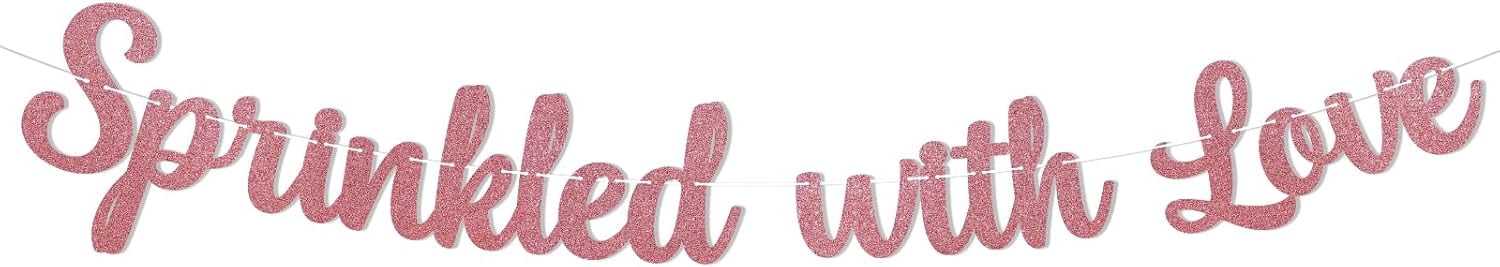 Sprinkled with Love Banner, Baby Shower Banner, All You Need is Love ...
