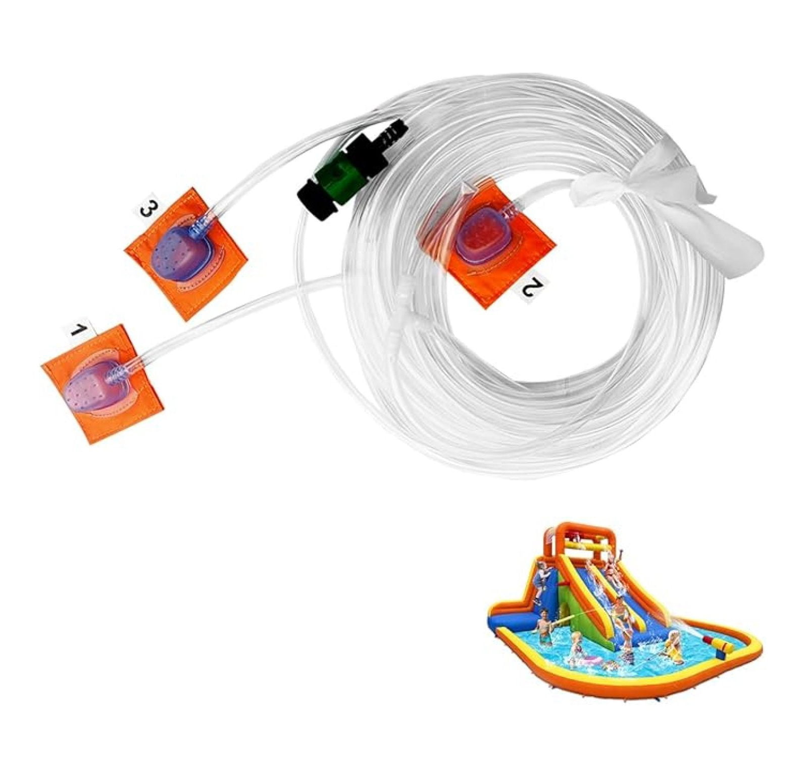 Sprinkler Hose with 3 Heads, Water Tube Assembly Kit Replacement - for ...