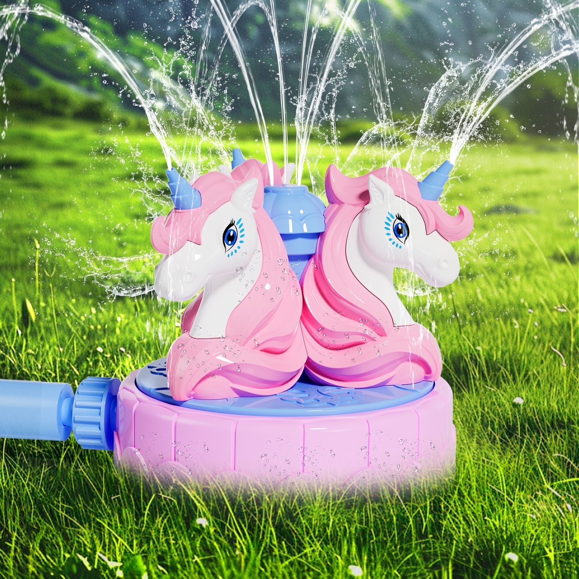 Sprinkler for Kids,Kids Sprinklers for Yard, 360°Rotating Water Spray ...