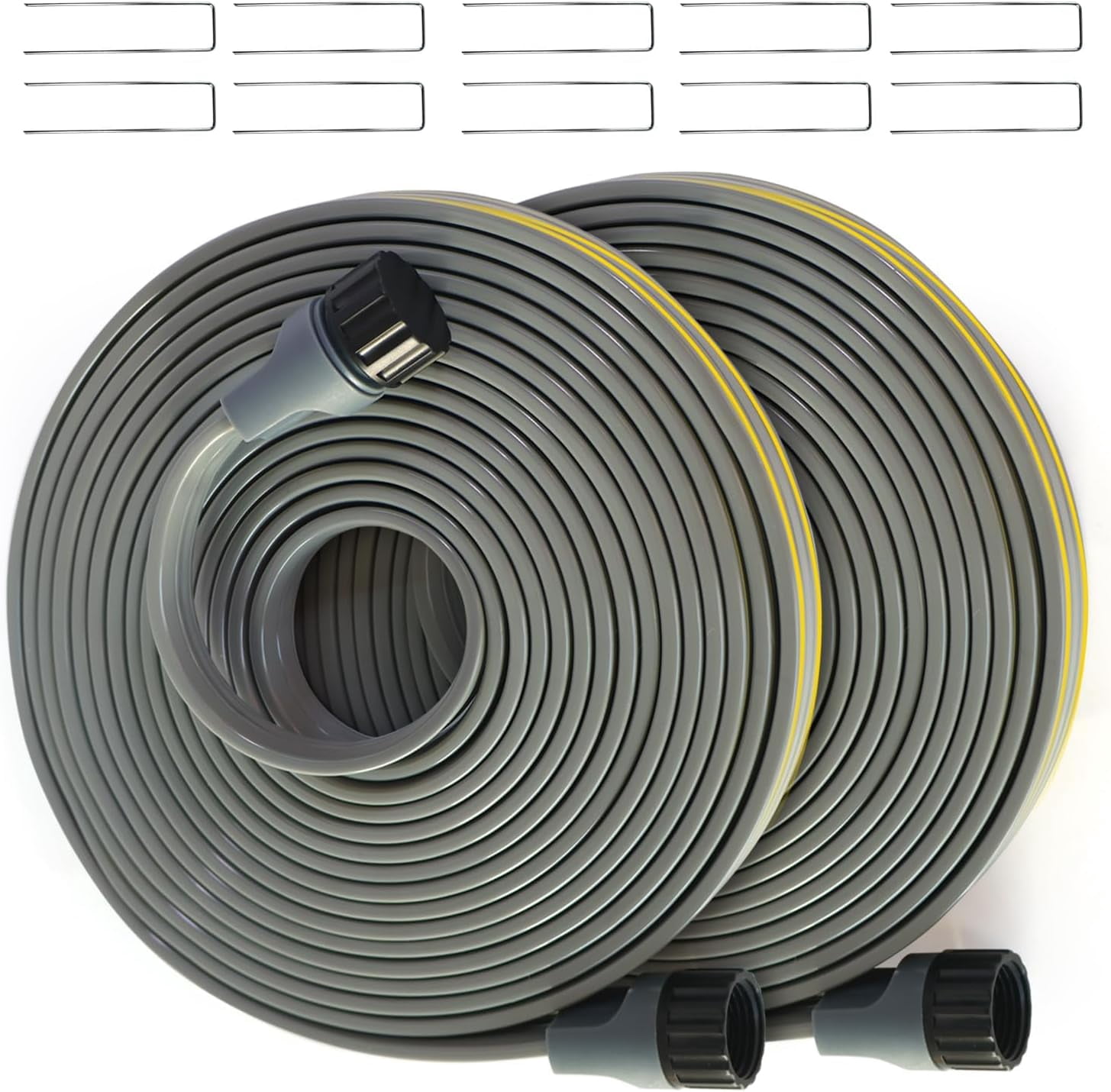 Sprinkler Soaker Hose 25ft 2-Pack for Yard, Sprinkler Hose 50 ft for ...
