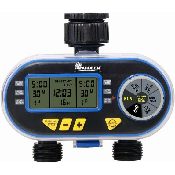 Sprinkler Timer for Garden Hose, Programmable Hose Timer with Rain ...