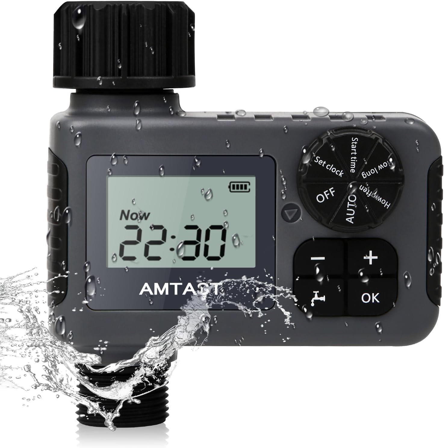 Sprinkler Timer Programmable Garden Hose Faucet Timer with Rain Delay ...