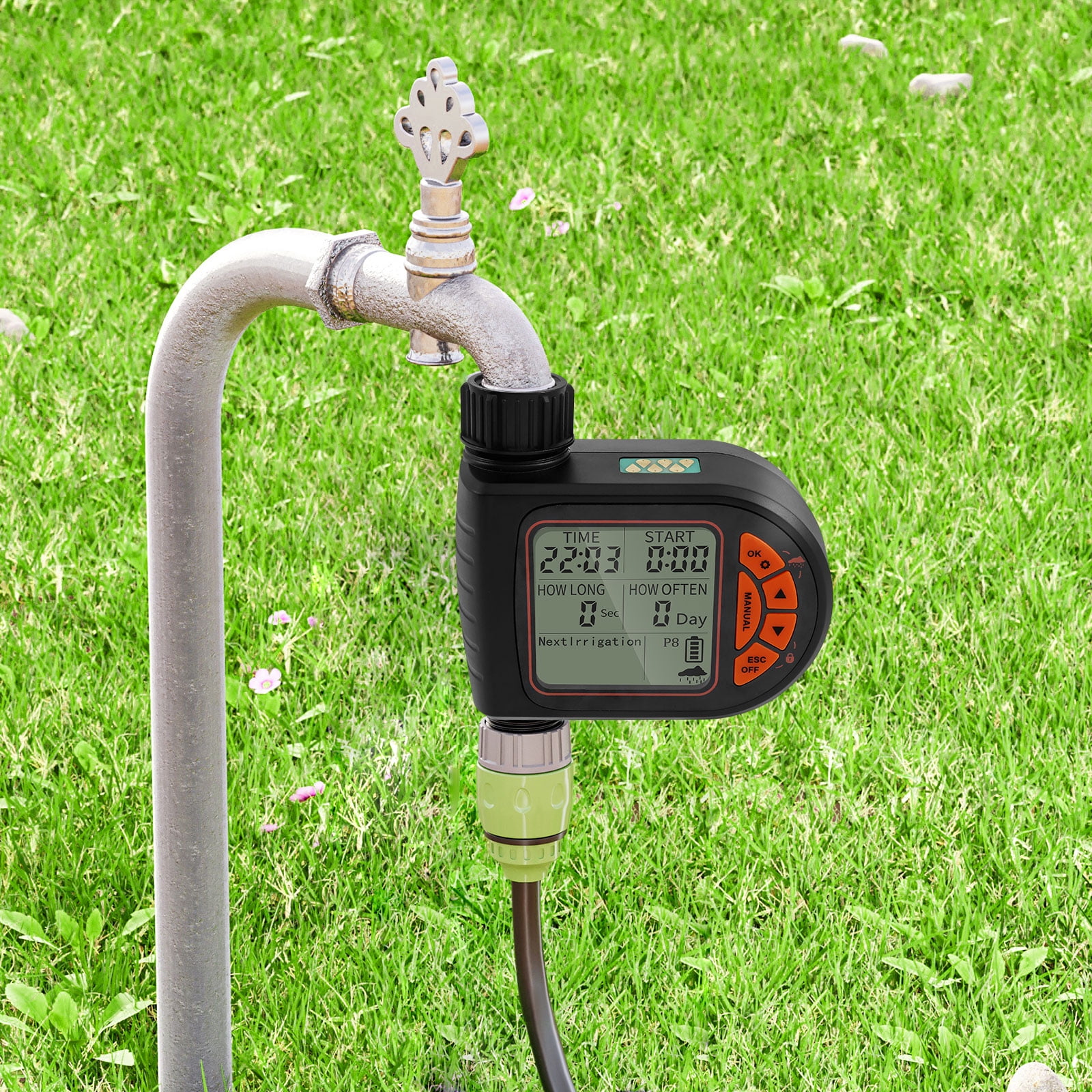 Sprinkler Timer Programmable Water Timer with Rain Delay/Manual ...