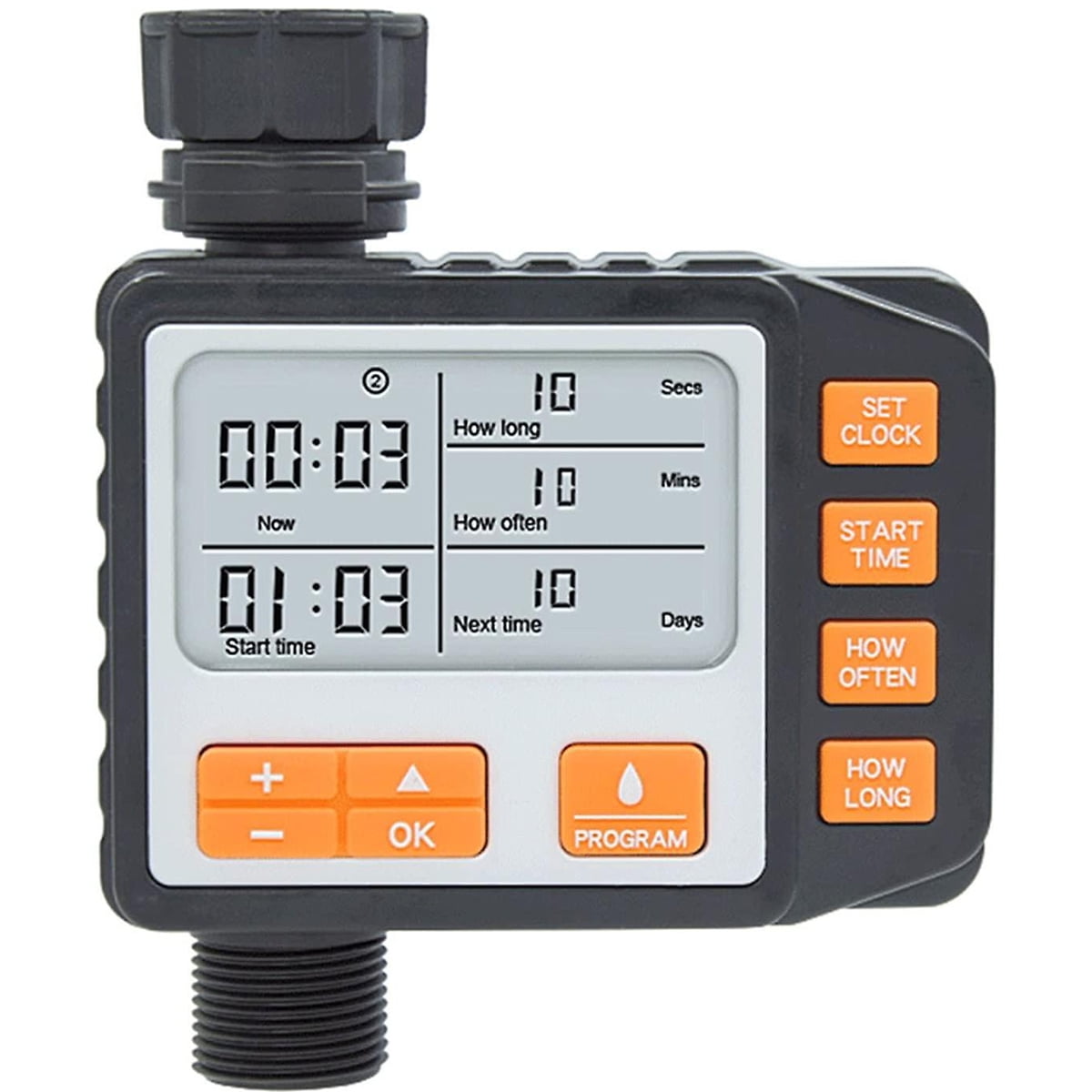 Sprinkler Timer, Expandable Irrigation System With Auto Rain Delay ...