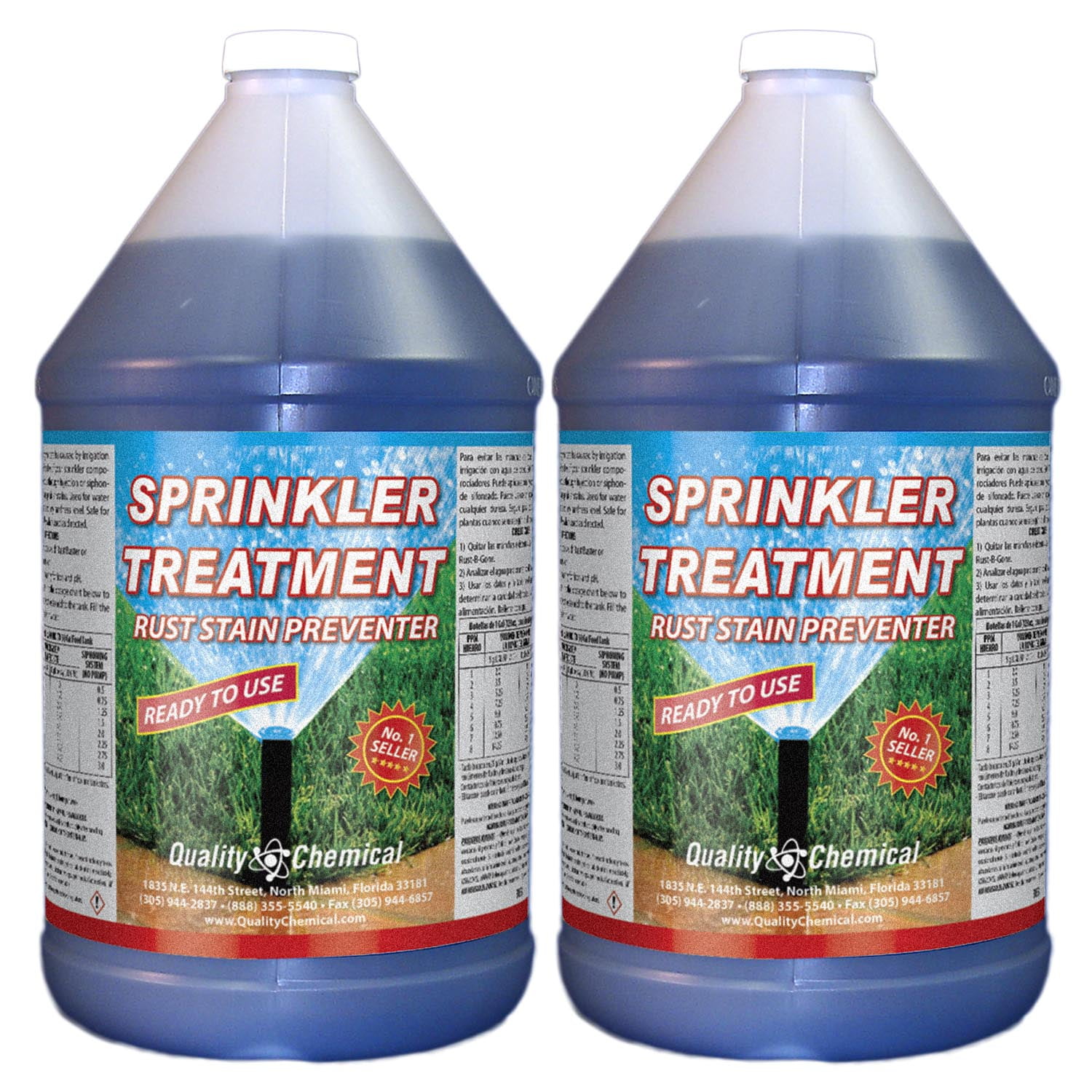 Sprinkler Treatment Rust Stain Preventor - 2 gallon case - Walmart.com