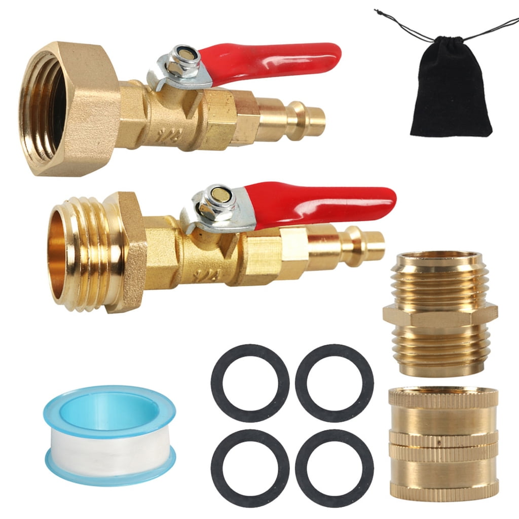 Sprinkler Wintering Blowout Adapter 1/4'' Quick Connect Plug 3/4" GHT ...
