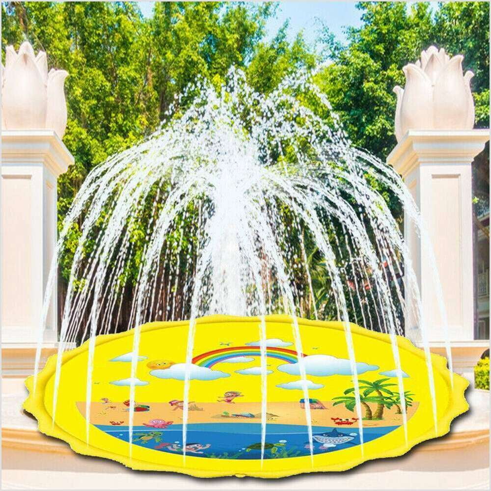 Sprinkler and Spray Pad,INFLlatable Pad Sprinkler for Kids Summer ...