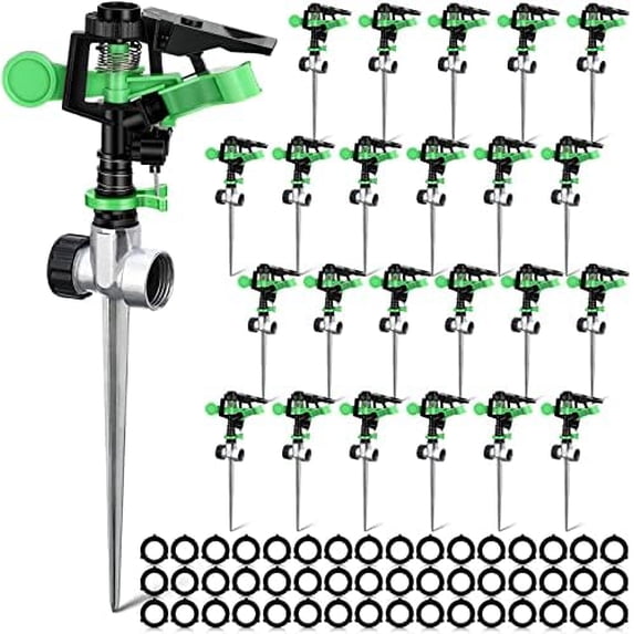 Sprinklers for Yard Garden Sprinkler 360 Degree Automatic Rotating Lawn ...