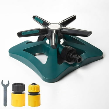 360° Rotating Water Sprinkler, Adjustable Lawn Sprinkler for Yard ...