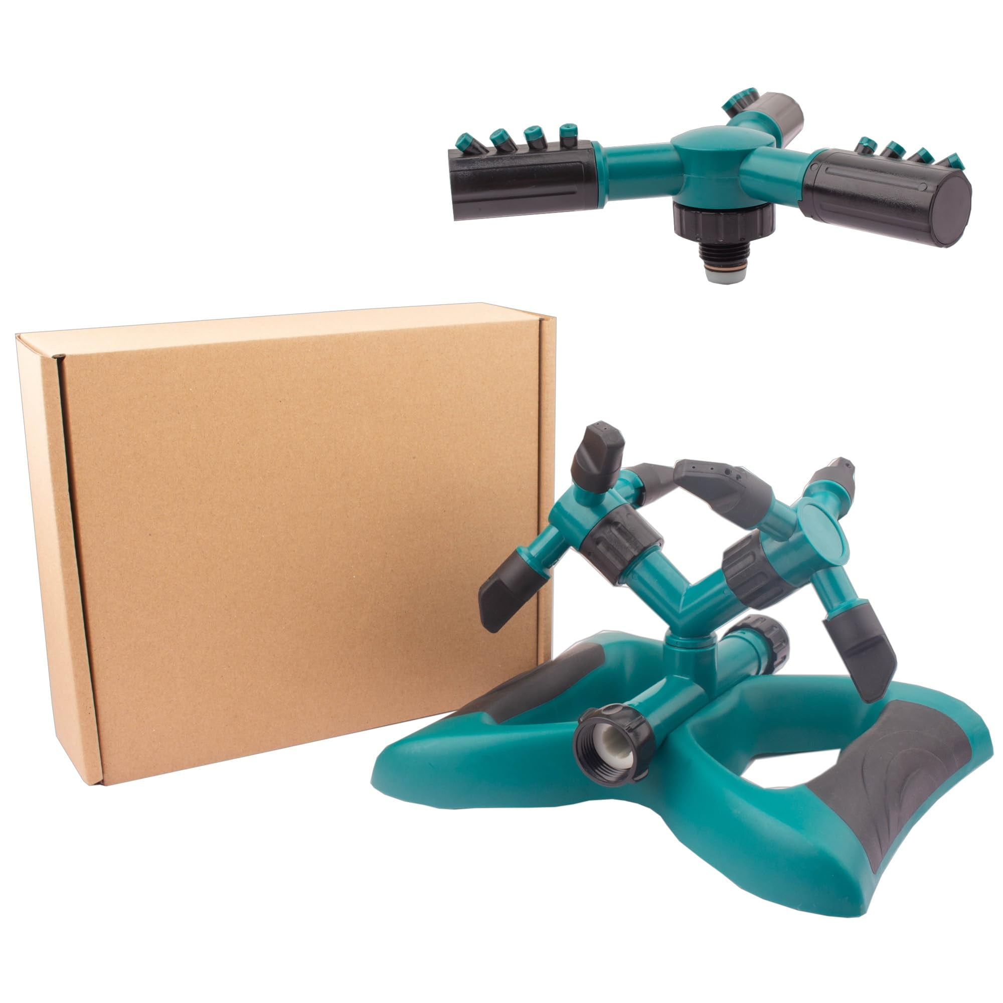 Sprinklers for Yard, 360 IFF17 Degree Automatic Rotating Garden ...