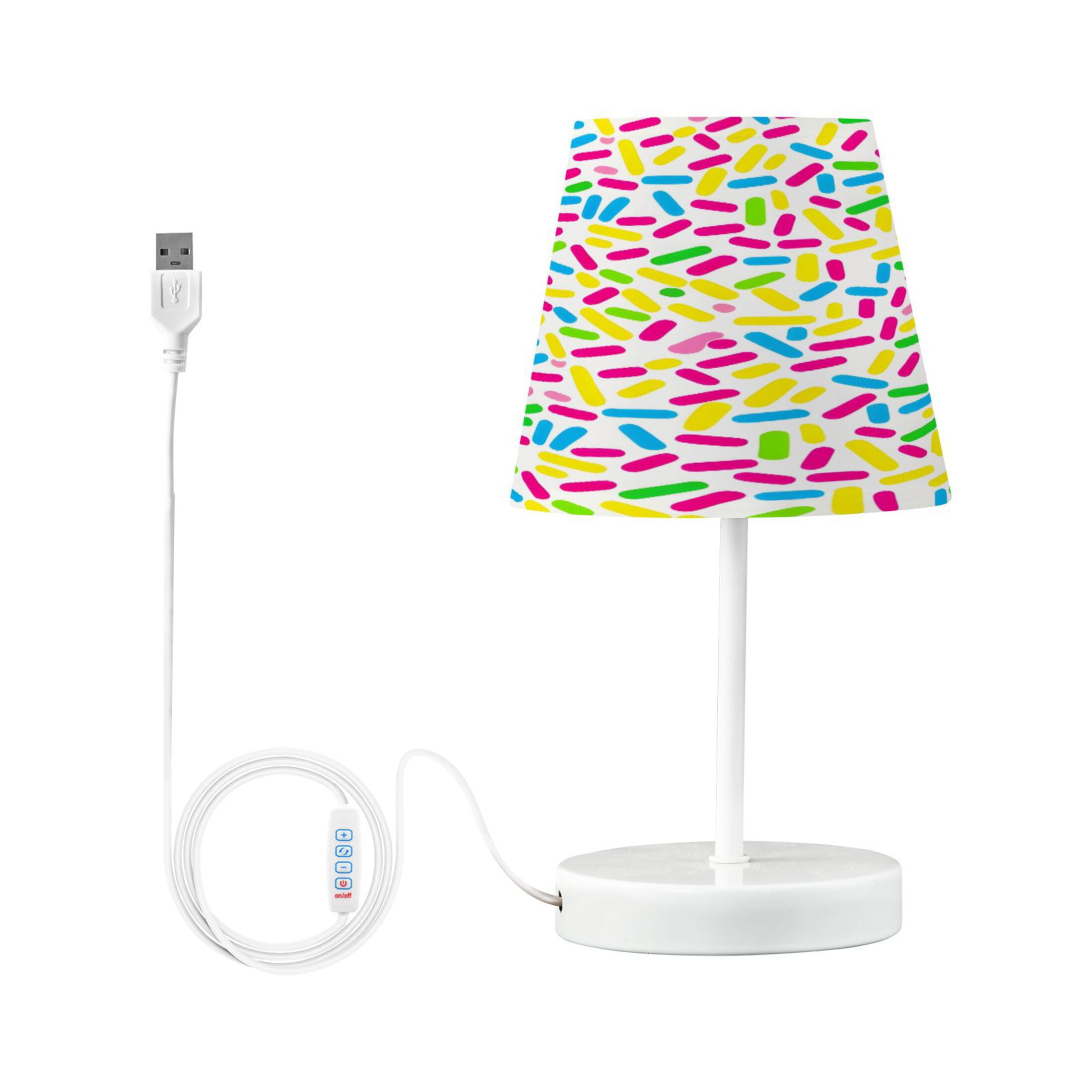 Sprinkles Desk Lamp LED Table Nightstand Lamps with 3 Color ...