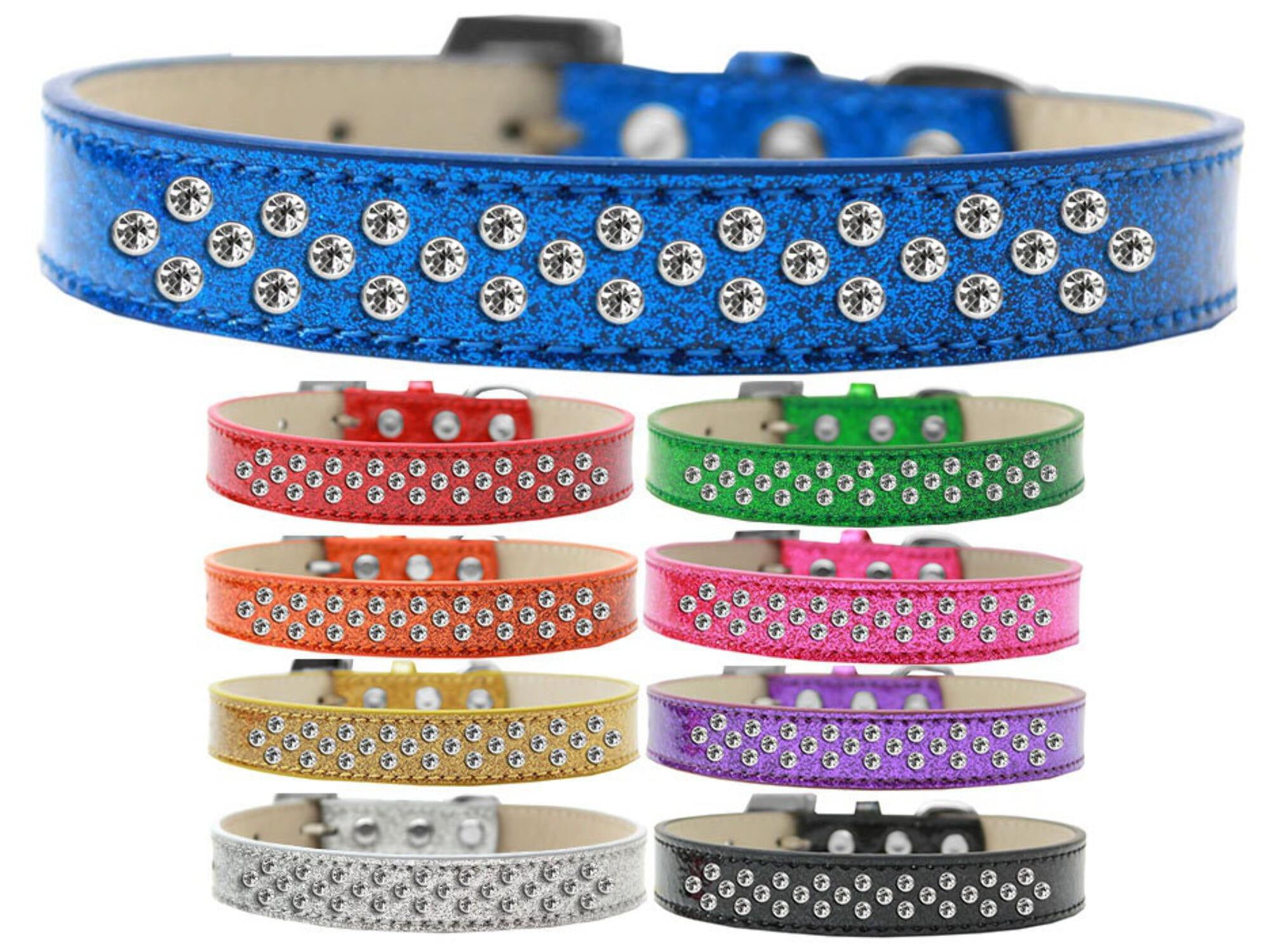Dog, Puppy Pet Ice Cream Collar, "Clear Crystal Rimsets Sprinkles ...