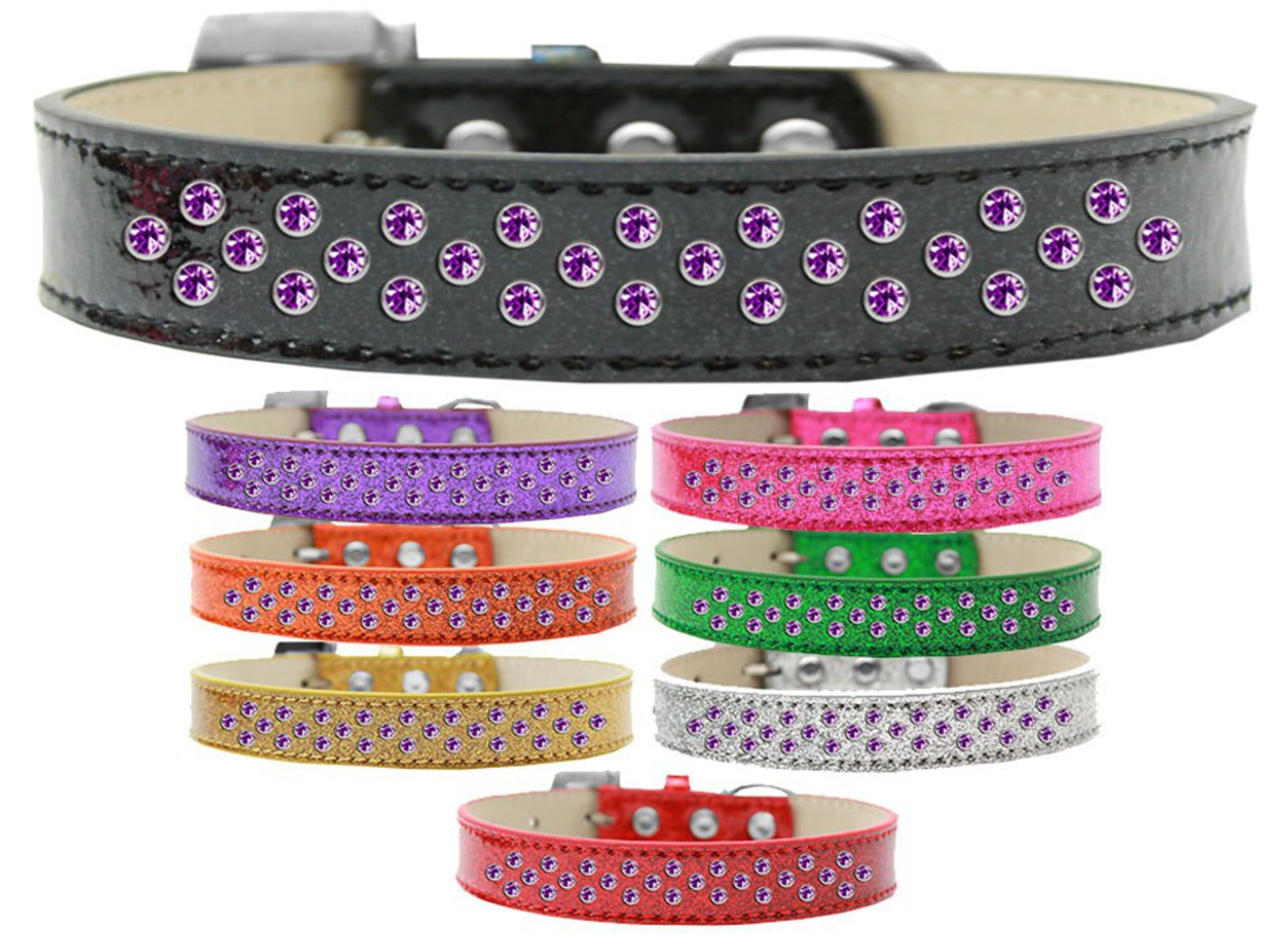 Dog, Puppy Pet Ice Cream Collar, "Purple Crystal Rimsets Sprinkles ...
