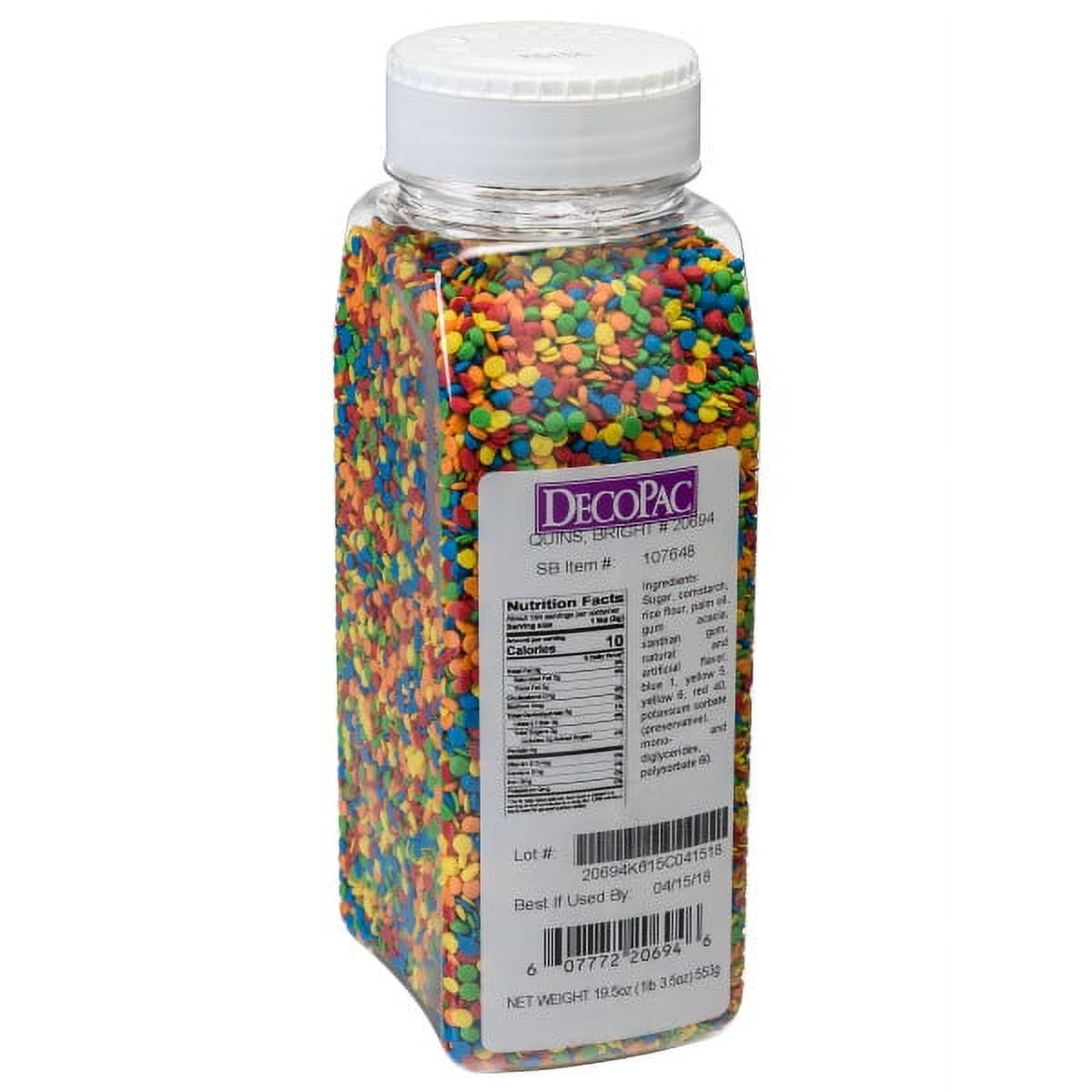 Sprinkles - Quins - Bright Confetti - 19.5oz - Walmart.com