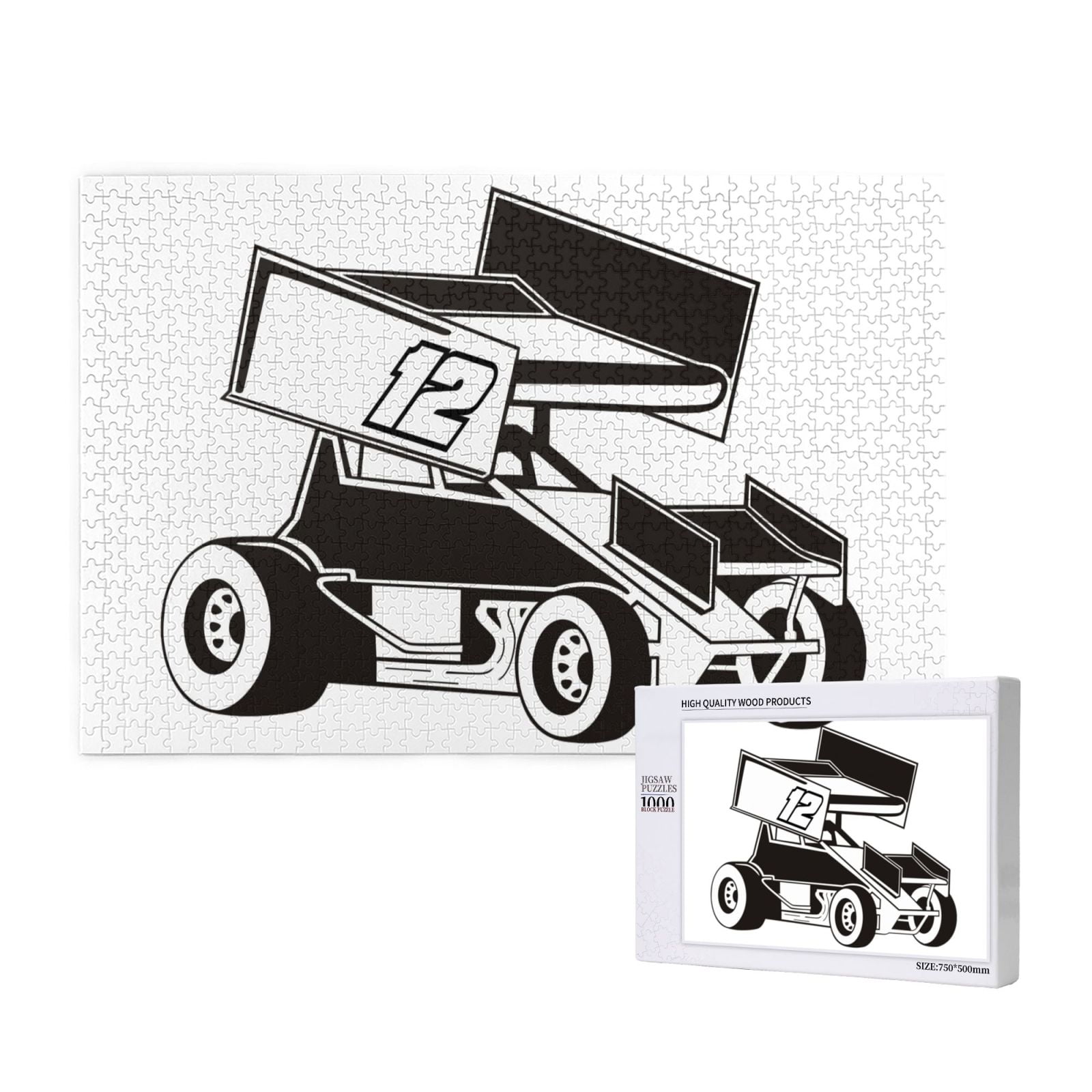 Sprint Car Racing Dirt Track Jigsaw Puzzle 10000 Pieces for Adults ...