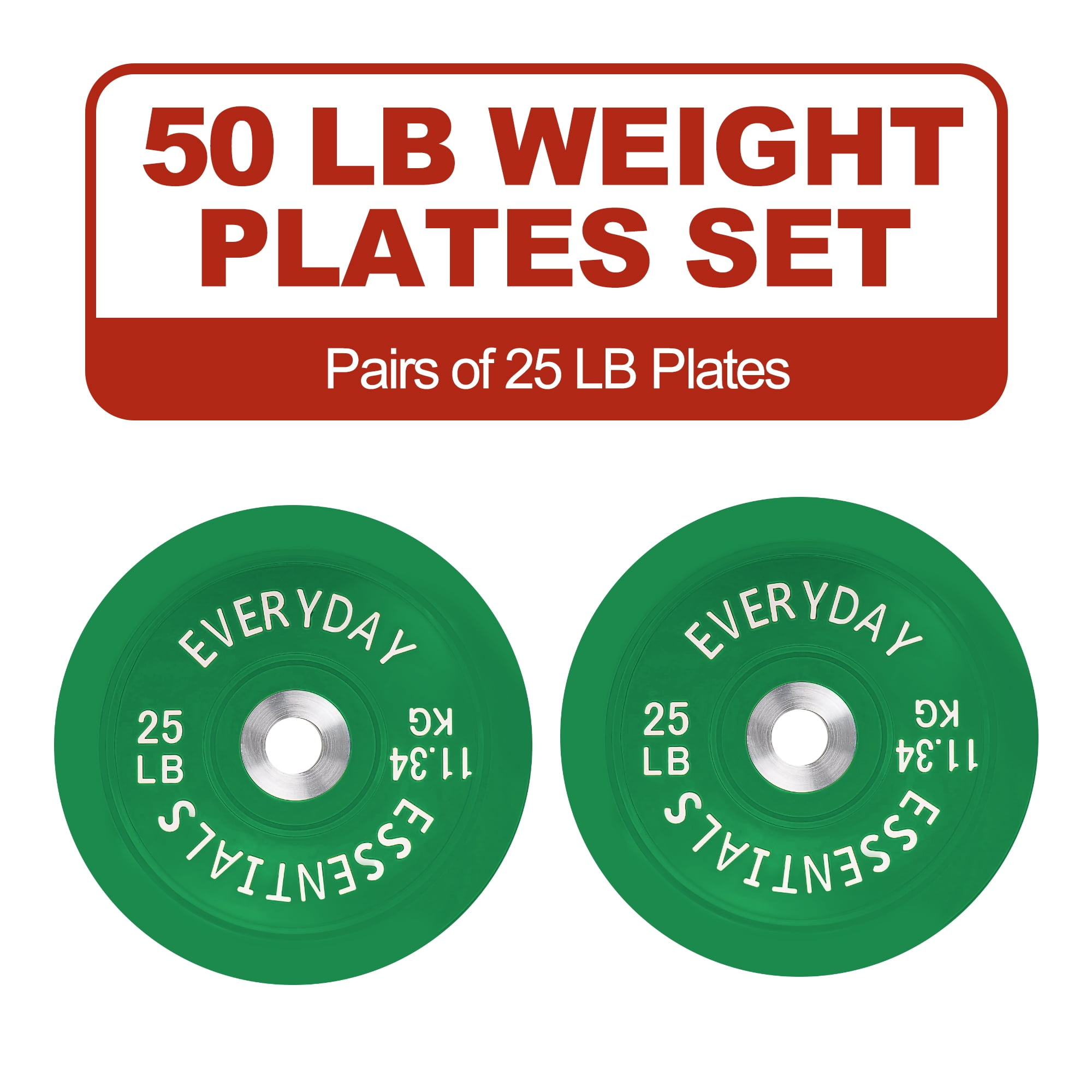 FlexWave 2-Inch Olympic Bumper Weight Plate，with Steel Hub ...