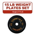 FlexWave 2-Inch Olympic Bumper Weight Plate，with Steel Hub, Black ...
