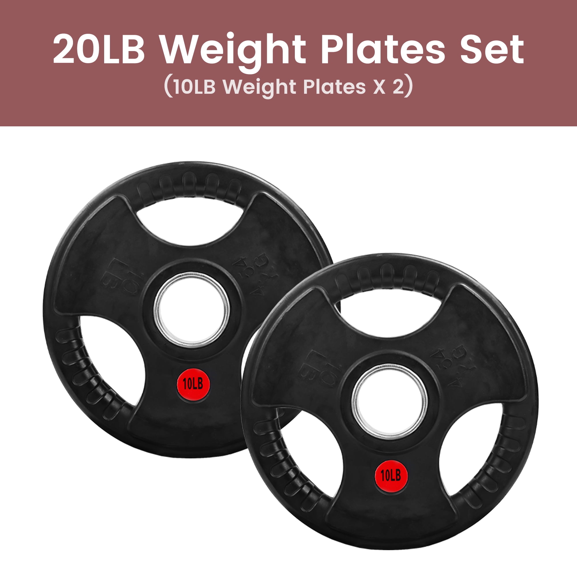 FlexWave 2-Inch Olympic Cast Iron Weight Plates，Multiple Sizes & Set ...