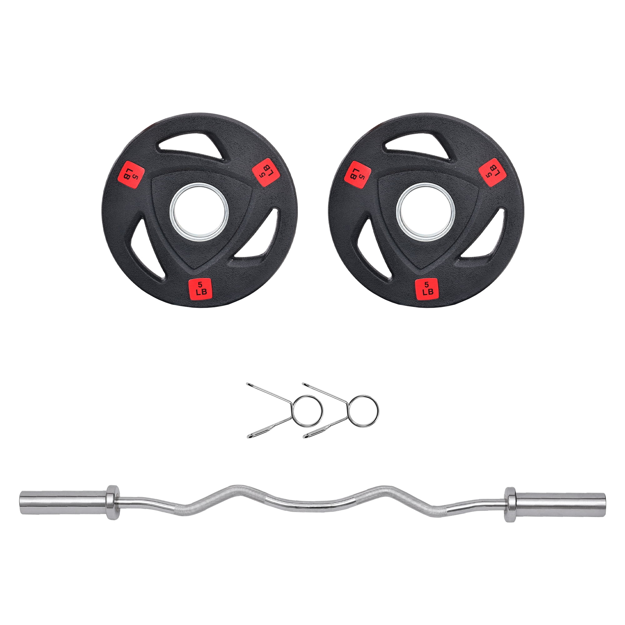 FlexWave 2-Inch Olympic Cast Iron Weight Plates，Multiple Sizes & Set ...