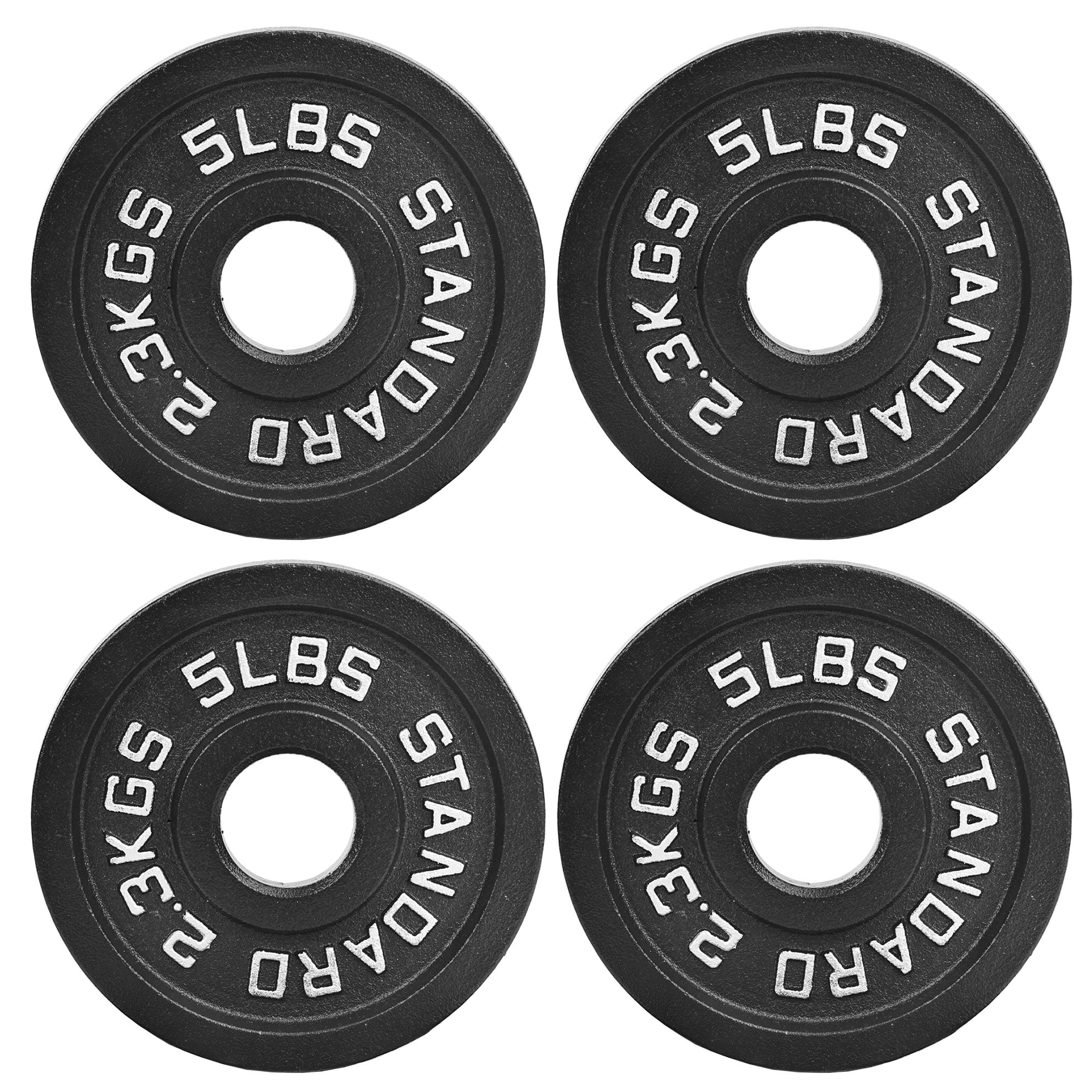 Sprint Demon 4-Piece Cast Iron Weight Plate Set - 1" Hole, 2.5LB to ...