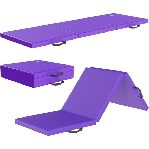 Sprint Demon Folding Exercise Mat, 2ft x 6ft Three Fold Exercise Mat ...