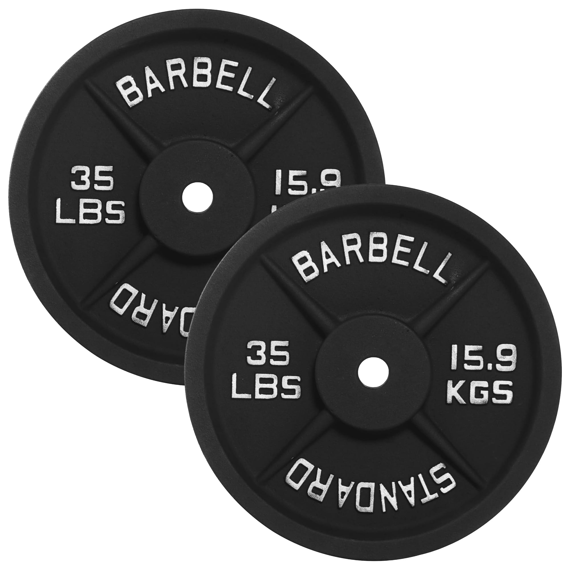 Sprint Demon One Pair of Cast Iron Weight Plates Set - 1" Bore, 2.5LB ...