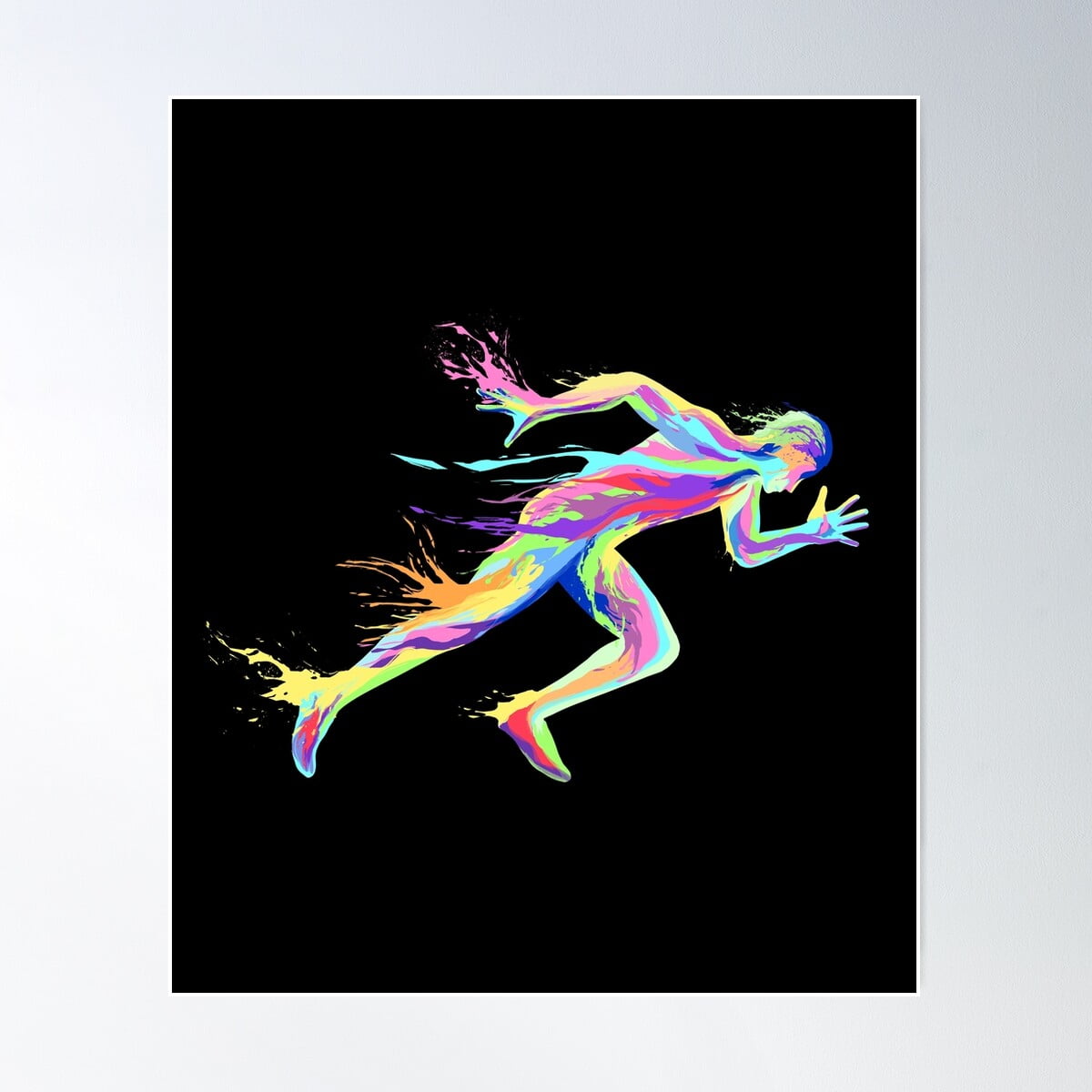 Sprinter Track And Field Sprint Runner Sport Poster Wall Art, Modern ...