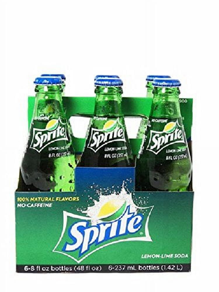 Sprite 8Oz Glass Bottles, Liquid Form, 4-6 Packs (24 Bottles), 192 Fl ...