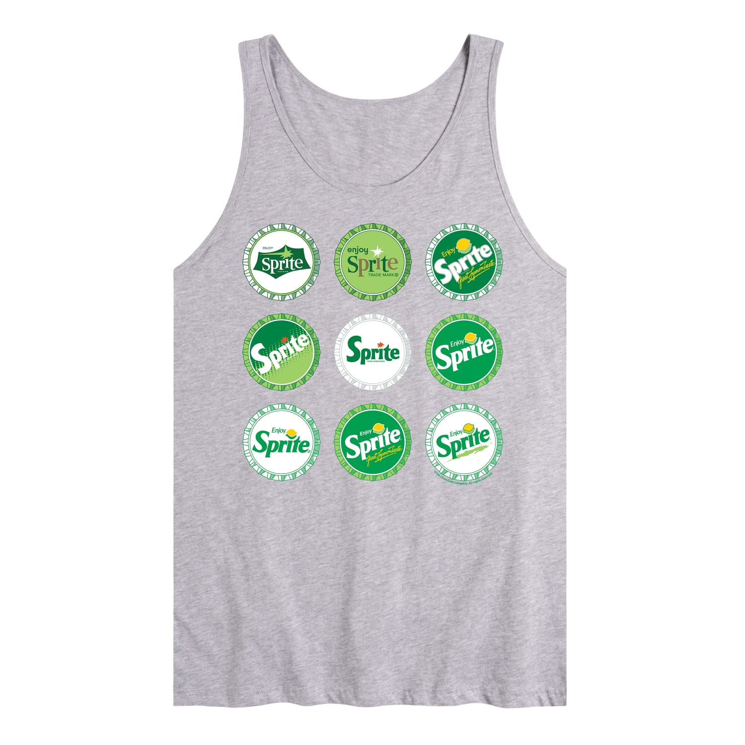 Sprite - Bottle Cap Evolution - Men's Jersey Tank Top - Walmart.com