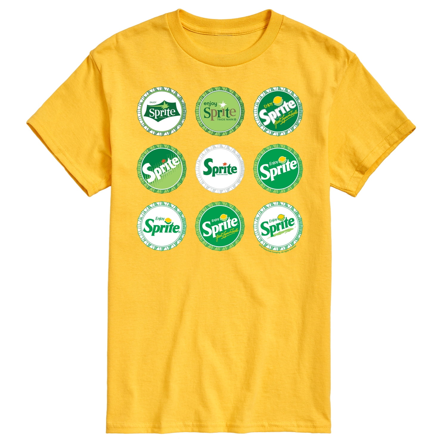 Sprite - Bottle Cap Evolution - Men's Short Sleeve Graphic T-Shirt ...
