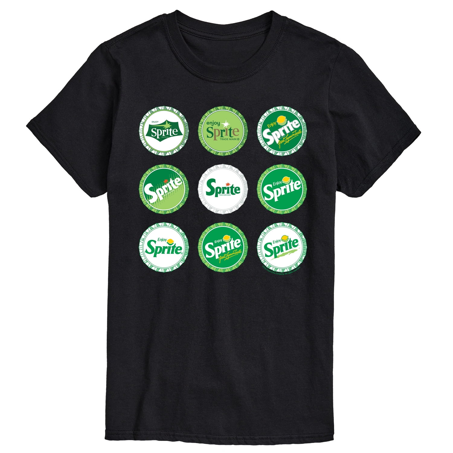 Sprite - Bottle Cap Evolution - Men's Short Sleeve Graphic T-Shirt ...