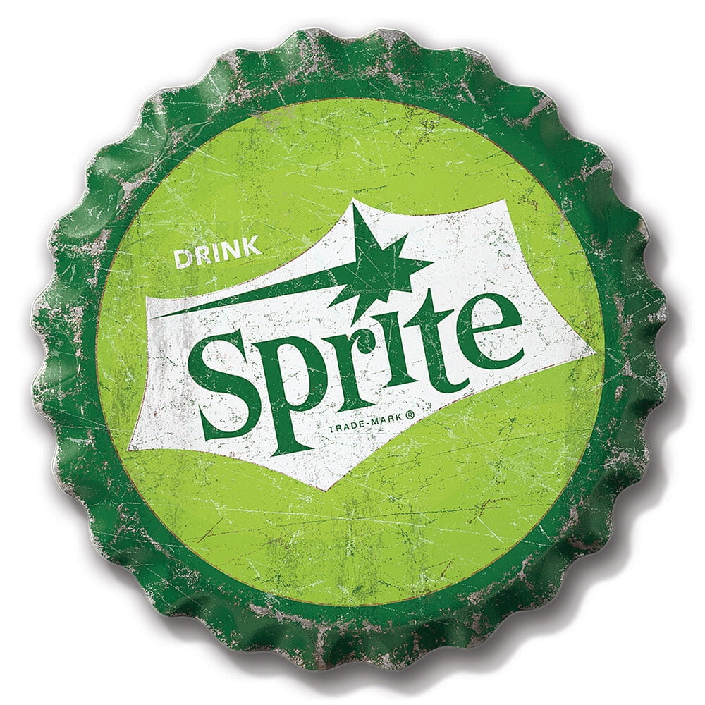 Sprite Bottle Cap Metal Sign BC2141 - Walmart.com
