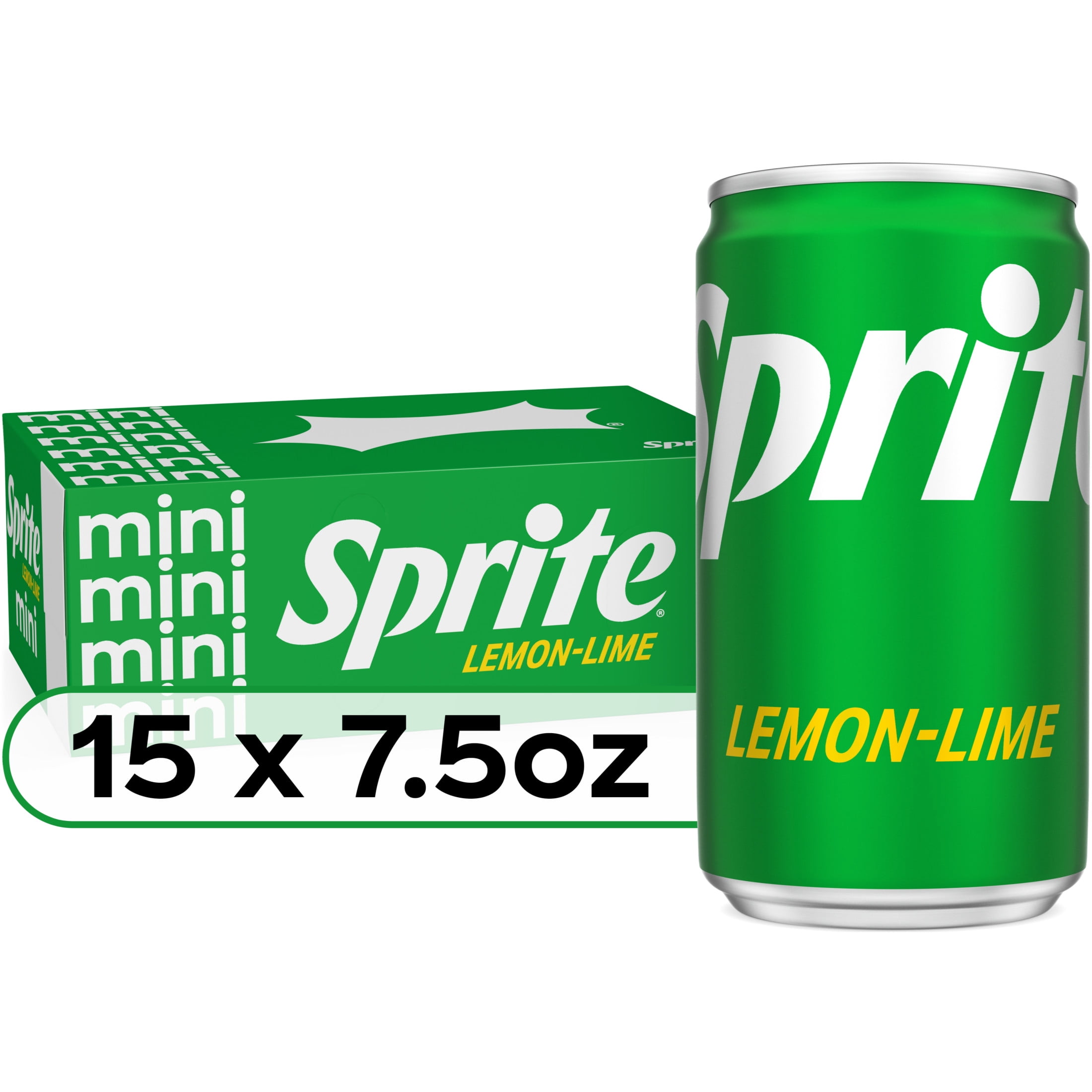 Brandclub - Sprite Cans, 7.5 fl oz, 15 Pack