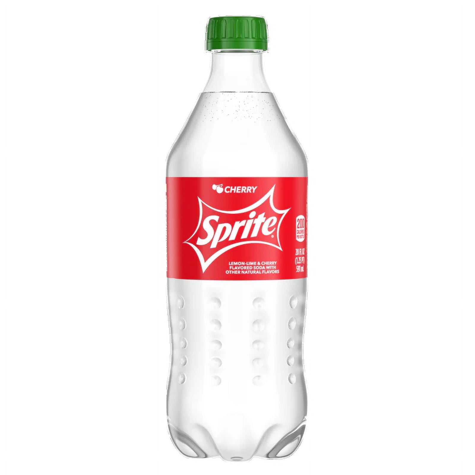 Sprite Cherry Soda, 20 Oz Bottle, Refreshing Lemon-Lime with Cherry ...