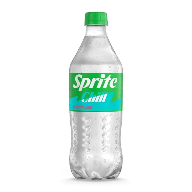 Sprite Chill Lemon Lime Soda, Limited Edition Cherry Flavor, 20 fl oz ...