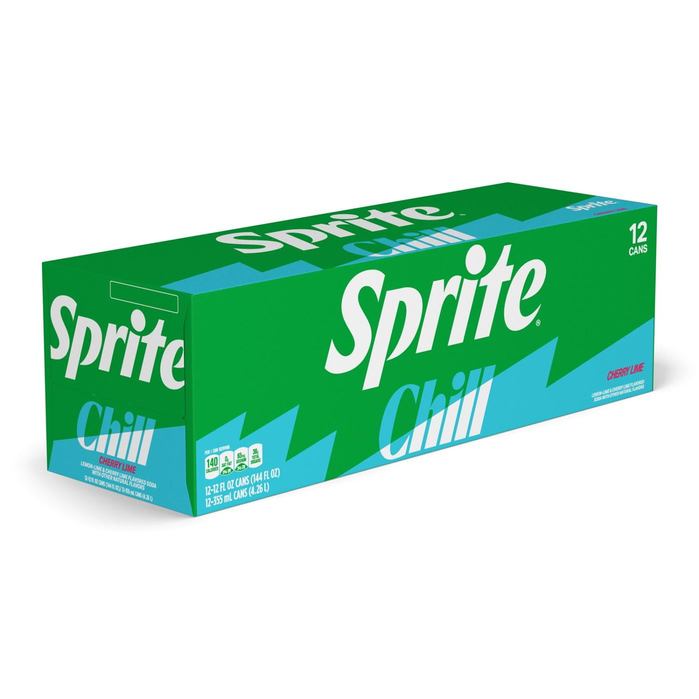 Sprite Chill Cherry Lime, 12 pk Cans - 12 oz - Walmart.com