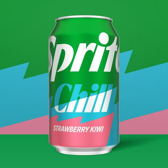 Sprite Chill Strawberry Kiwi Fridge Pack Cans, 12 fl oz, 6 Pack ...