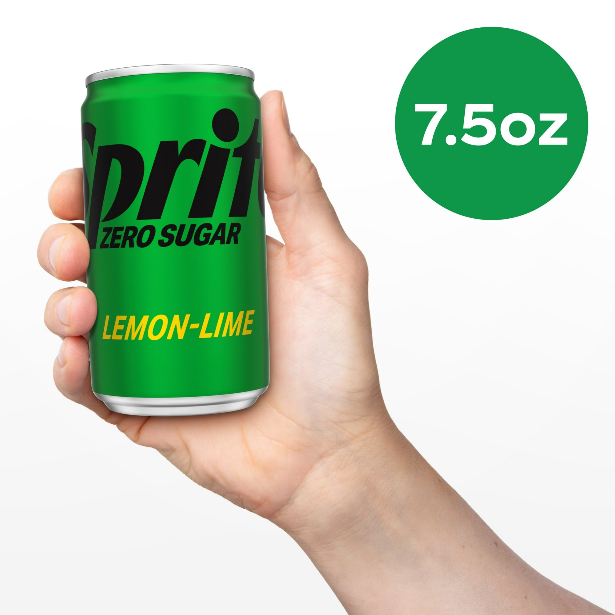 Sprite Diet Zero Sugar Lemon Lime Mini Soda Pop Soft Drink, 7.5 fl oz ...