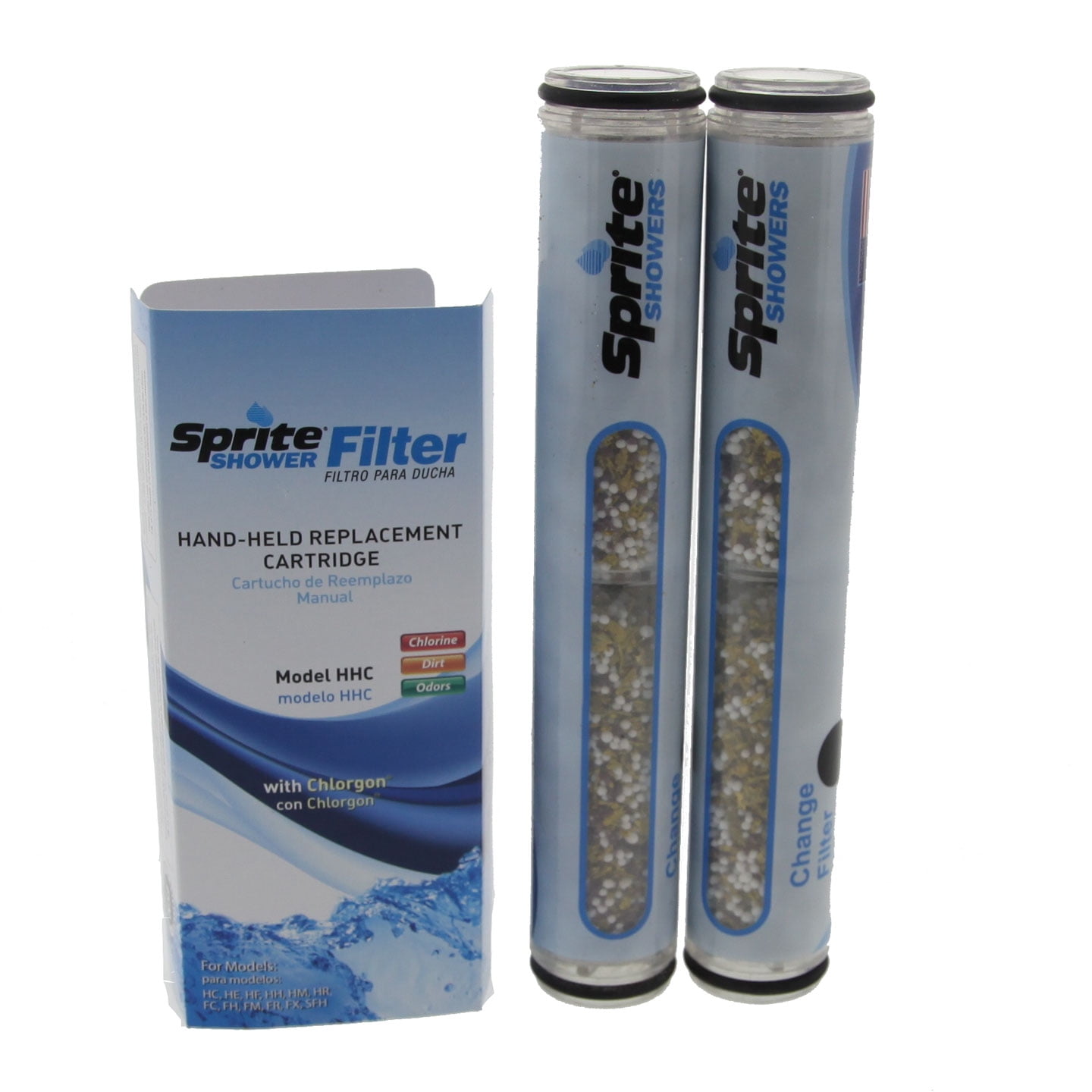 Sprite HHC-2 Multicolor Handheld Showerhead Filter 2 Piece Pack ...