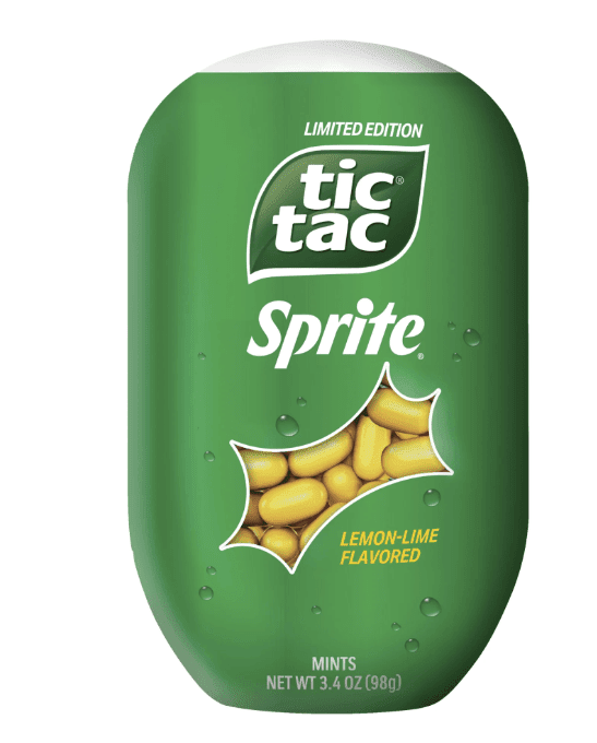 , Sprite Lemon-Lime-Flavored, On-The-Go Refreshment, 3.4 oz Tic Tac ...